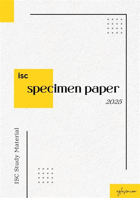 Isc Class 12 Computer Science Specimen Paper 2025 Pdf
