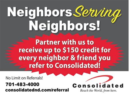 Partner With Us To Receive Up To 150 Credit For Every Neighbor And