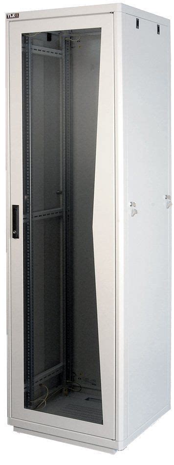 Напольный коммутационный шкаф 19", 18U, стеклянная дверь ...