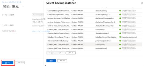 Azure Backup を使用して Azure Kubernetes Service Aks を復元する Azure Backup Microsoft Learn