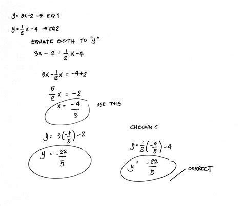 Solved 1 Solve This System Using The Substitution Method Y 3x