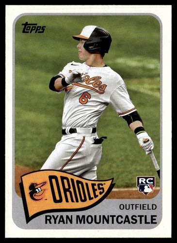 2021 Topps 1965 Redux Ryan Mountcastle Rookie Baltimore Orioles T65 17