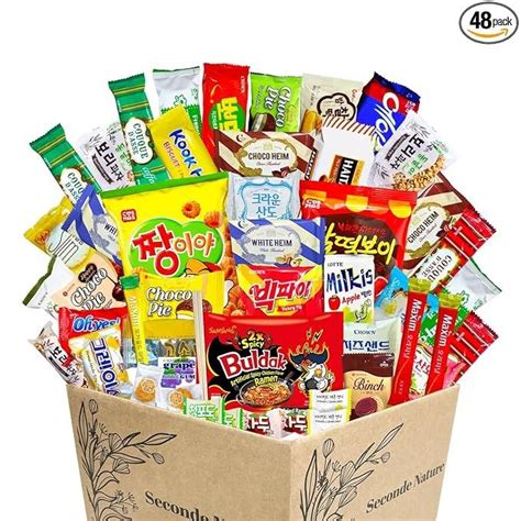 Journey Of Asia Korean Snack Box 48 Count Individually Wrapped Packs