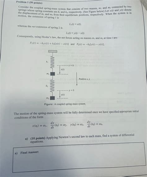 Solved Problem 1 50 ﻿pointsconsider The Coupled