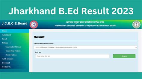 Jharkhand B Ed Result 2023 Jceceb Jharkhand B Ed Entrance Exam Result Released Today On Jceceb