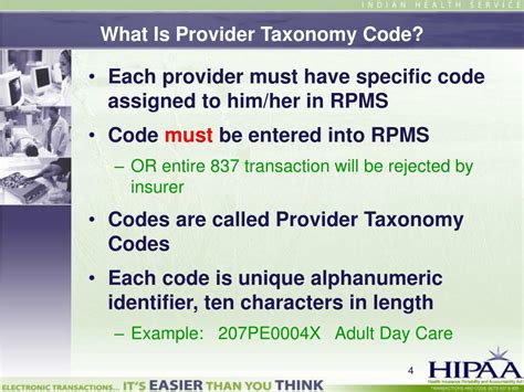 What Is A Facility Taxonomy Code At Jennifer Felder Blog