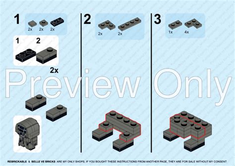 Lego Moc Squid Game Brickheadz Collection Lego Moc Netflix Squid Game