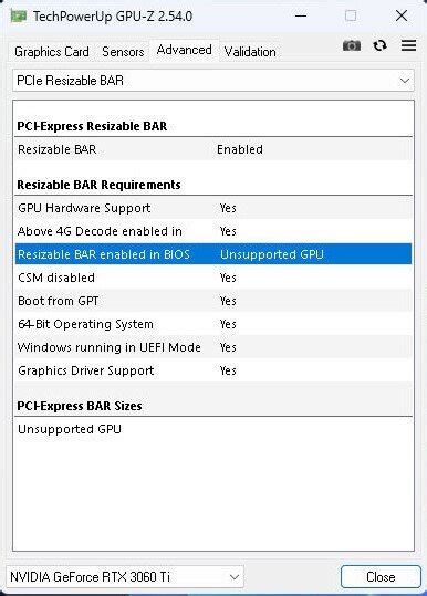 vm gpu passthrough resizable bar support in 6 1 kernel feature requests unraid