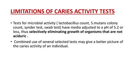 Caries Activity Test Pptx