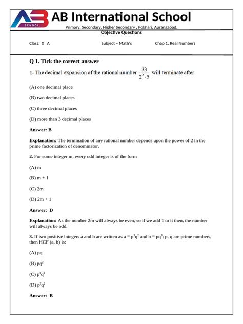 chap 1 real numbers pdf