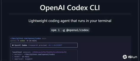 Openai开源程序代码代理工具codex Cli