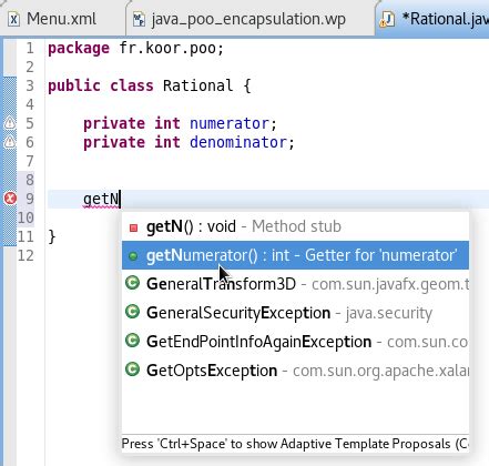 KooR fr Introduction à la POO et principe d encapsulation Le tutoriel sur le langage de
