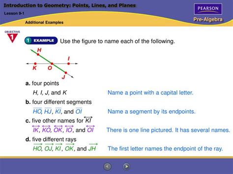 PPT Introduction To Geometry Points Lines And Planes PowerPoint Presentation ID