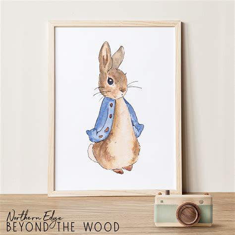Peter Rabbit Print Peter Rabbit Art Nursery Wall Decor Etsy