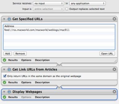 Automator Workflow Of The Month Bring RSS Back To Safari Macworld
