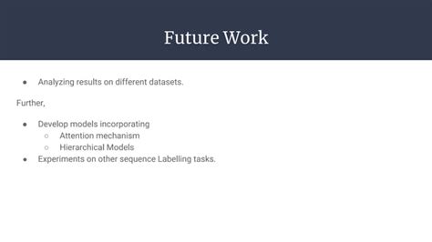 Study Of Sequence Labeling Systems PPT