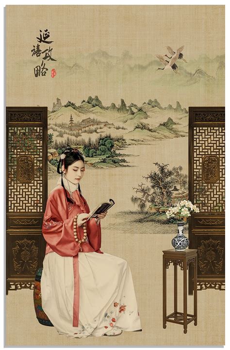 古装工笔画人像 中关村在线摄影论坛