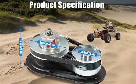 40 Series Torque Converter Kit Includes Backplate Clutch Pulleys