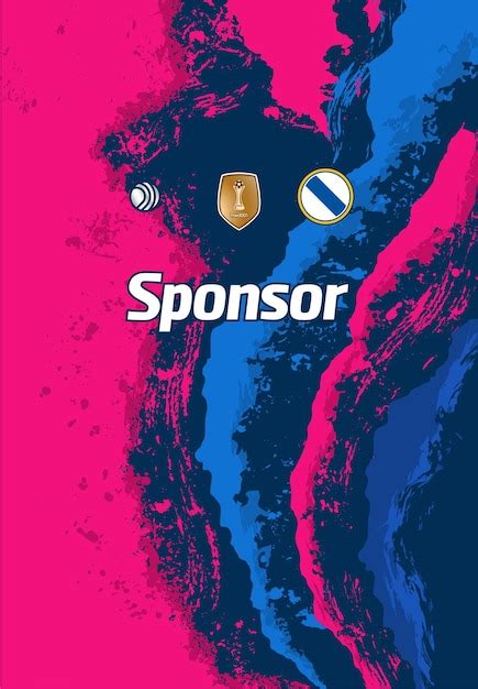 인쇄 준비가 된 스포츠 셔츠 디자인 승화용 축구 셔츠 무료 벡터