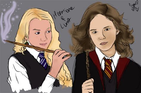 Hermione Granger And Luna Lovegood Gif Hermione Granger And Luna Lovegood Friendship Fan Art