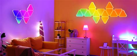 Tuya Smart Led Triangular Lights Personalize Illuminate And Surprise
