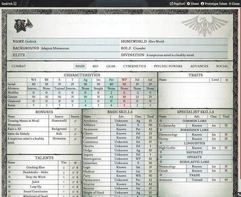 Foundry Vtt System Dark Heresy Nd Edition Keathley Co