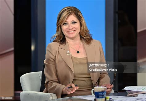 Maria Bartiromo Hosts Mornings With Maria At Fox Business Network