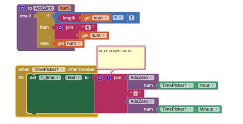 time format from timepicker mit app inventor help mit app inventor