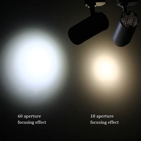 줌가능한 Led 트랙 라이트 조도 조절식 레일 스팟 조명 기구 스포트라이트 램프 옷가게 거실용 30w 티몬