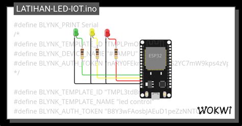 Blynk 3 Led Copy Wokwi Esp32 Stm32 Arduino Simulator