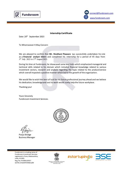 Shubham Thaware On Linkedin Financialanalyst Finance Internship