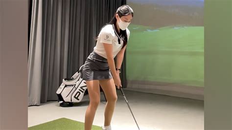 골린이들을 위한 드라이버 비거리 늘이는 Klpga 프로 우승희 미녀골퍼의 골프레슨 Youtube