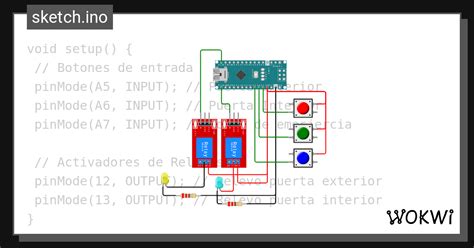 Acceso Controlado Wokwi Esp32 Stm32 Arduino Simulator Acceso Controlado Wokwi Esp32 Stm32 Arduino Simulator