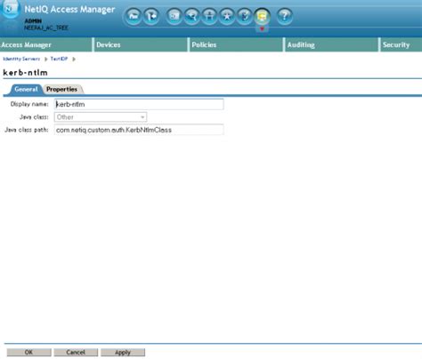How To Configure Netiq Access Manager For Ntlm Authentication By Extending Existing Kerberos