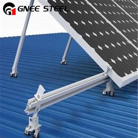 China Standing Seam Roof Pv Bracket Mounting System Manufacturers Suppliers Factory Gnee Steel