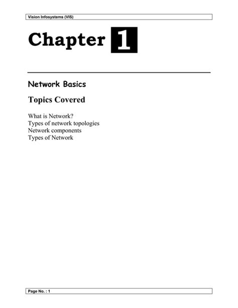 01 Networking Basics Notes Pdf
