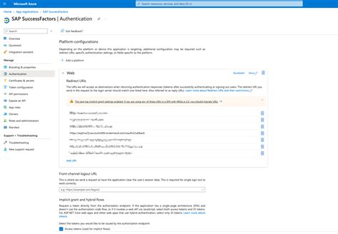 How To Enable Sso Between Microsoft Azure And Succ Sap Community