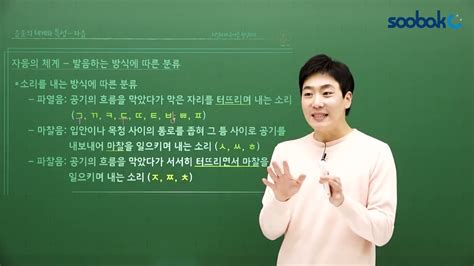 중3 국어 발음 방식에 따른 자음 분류 수박씨닷컴 임원영 선생님 Youtube