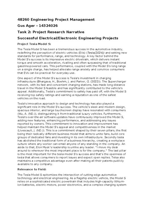 48260 Engineering Project Management Assesment 2 14324026 48260 Engineering Project