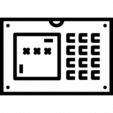 Digital Passcode Password Security System Icon