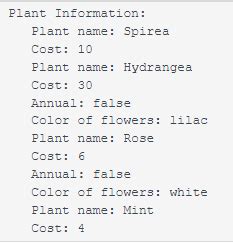 Solved Given A Base Plant Class And A Derived Flower Class Chegg