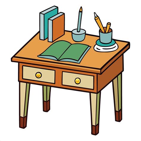 Stylish Reading Table Graphic 58212082 Vector Art At Vecteezy