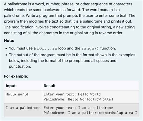 Solved A Palindrome Is A Word Number Phrase Or Other