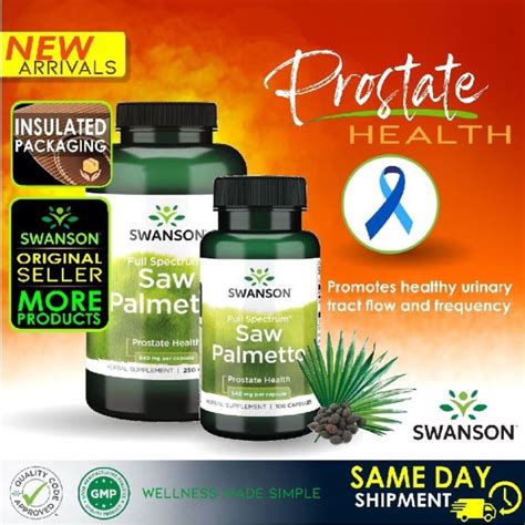 Swanson Saw Palmetto Premium Full Spectrum 100250 Caps Lazada Ph