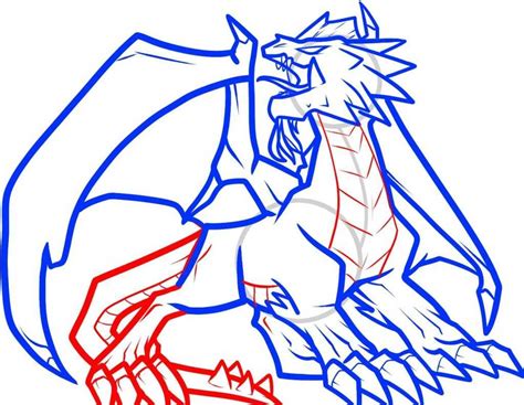 Как нарисовать дракона инструкция 87 фото