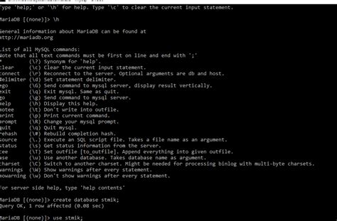 cara membuat database melalui mysql cmd inspiration