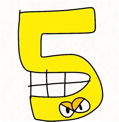 Number Lore 5 By Alphablore444 On Deviantart