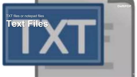 Different File Types Pptx