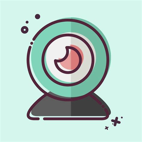 Icon Webcam Related To Computer Symbol Mbe Style Simple Design Editable Simple Illustration