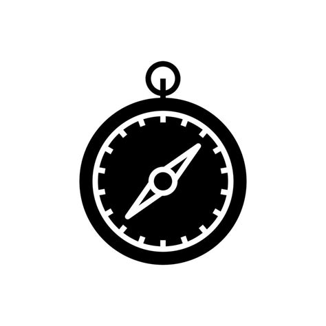 Compass Vector Icon Route Illustration Sign Road Symbol 21575558